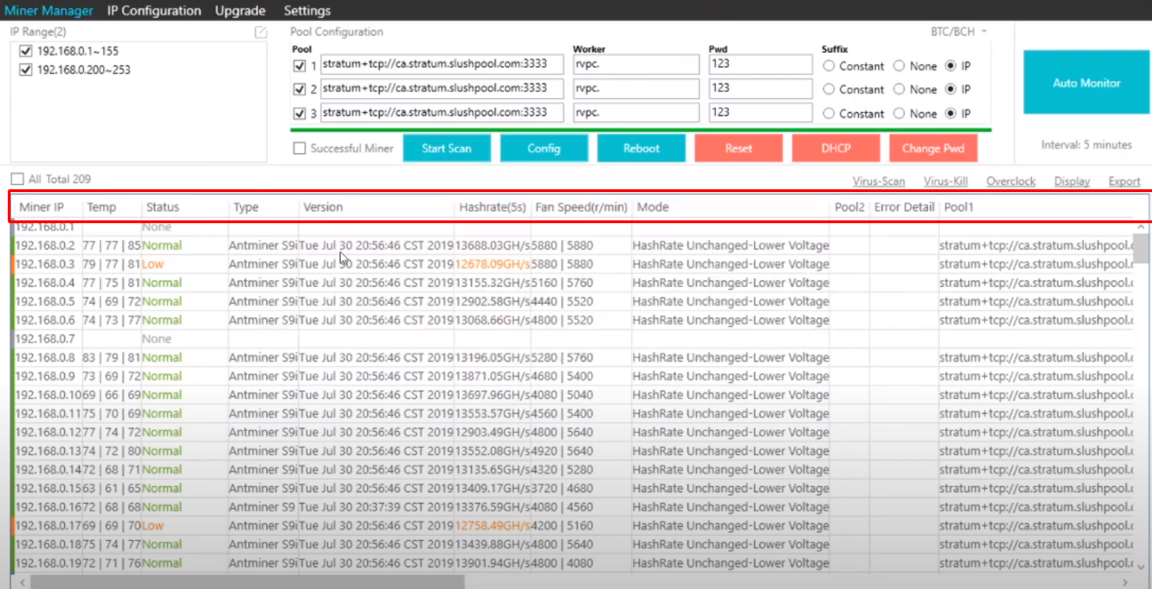 APMinerTool: Скачать и мануал по использованию — Mining.bat