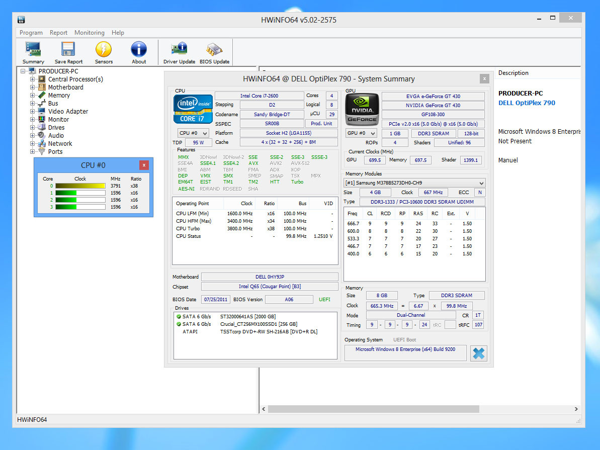 HWiNFO Обзор — мониторинг и отчетность для Windows — Mining.bat